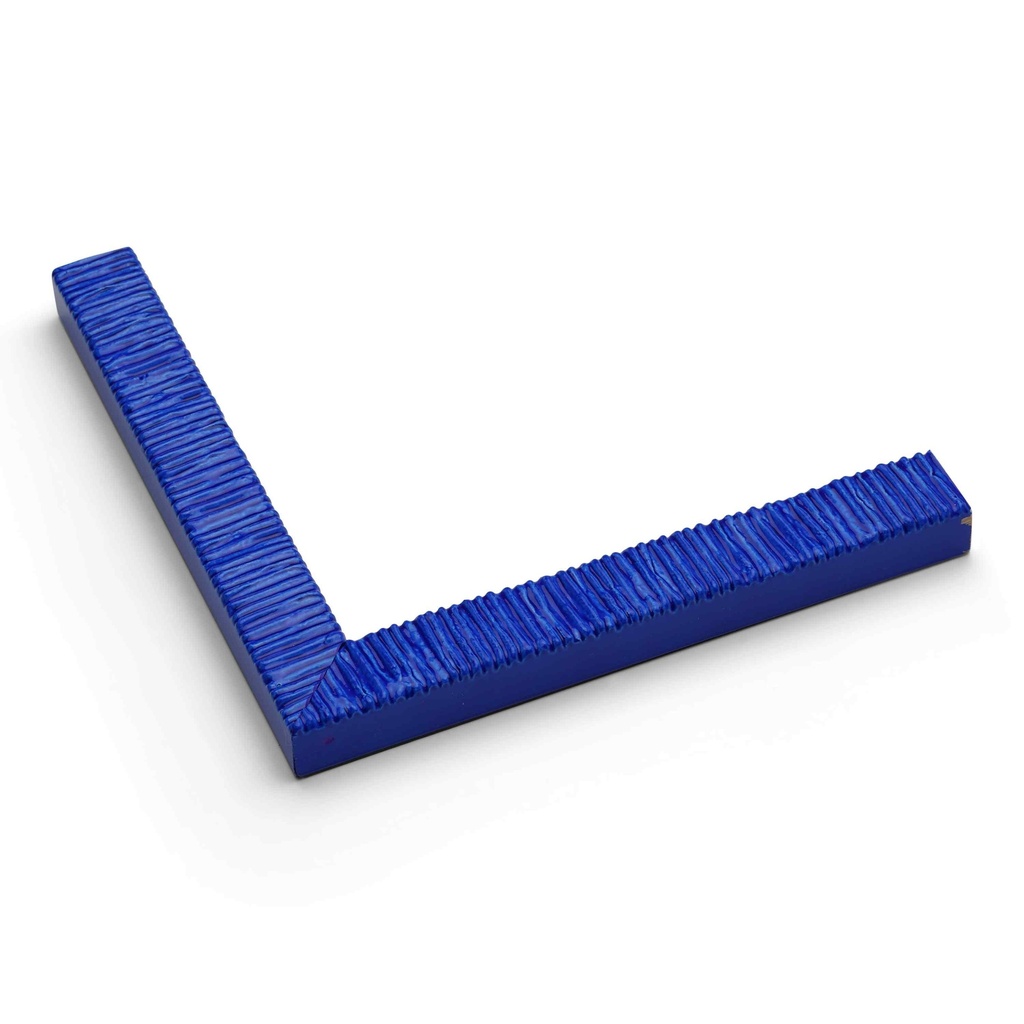 3026 - 3/4" BLUE TEXTURED LACQUER | Engelsen Frame Website